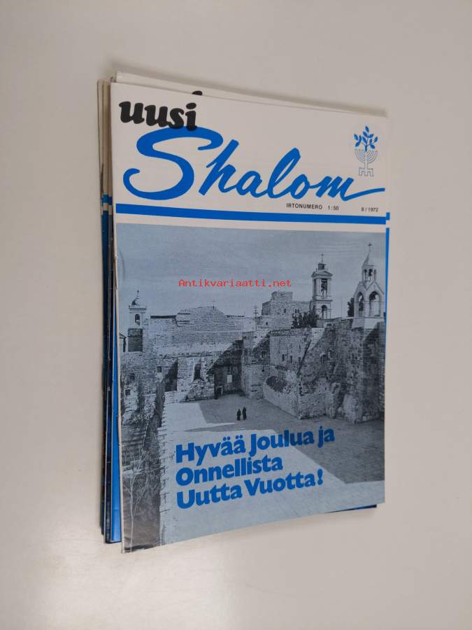 Uusi Shalom Vuosikerta 1972 1 10 Puuttuu Numerot 4 9 10 Kunto