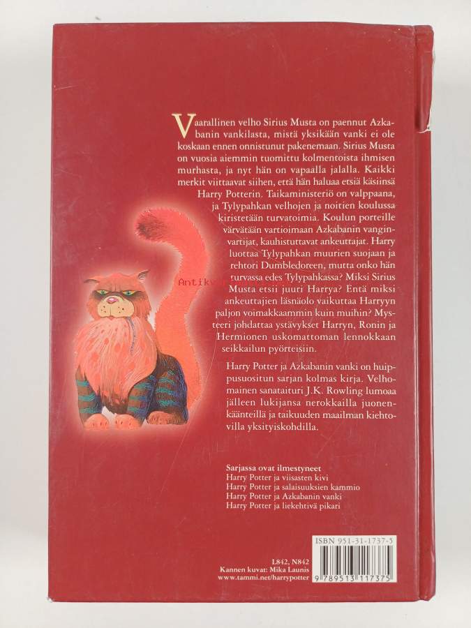 Harry Potter ja Azkabanin vanki - J. K. Rowling - Kunto: Hyvä - Antikvariaatti.net