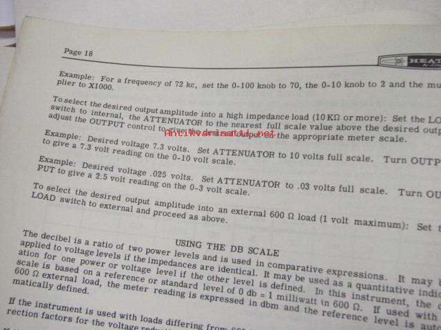 Heathkit Audio Generator Ig 72 Manually - insurelast
